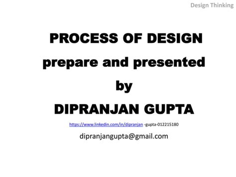 Design Process Ppt