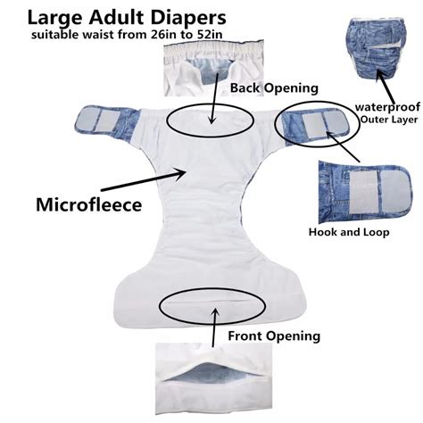 Premium Adult Cloth Diaper Cute And Comfy For Your Little Side Abdl