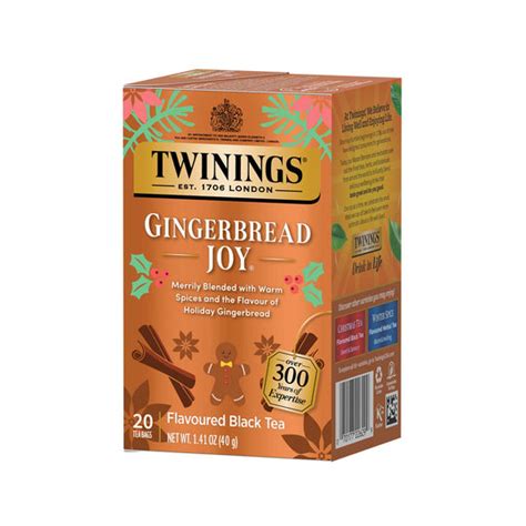 Twinings Gingerbread Joy International Blend 20 Envelopes