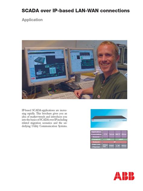Scada Over Ip Based Lan Wan Connections Pdf Scada Computer Network