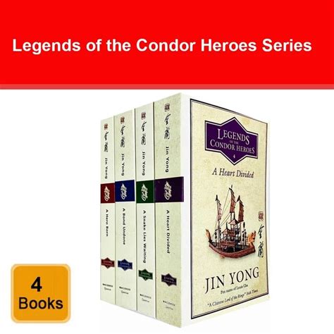Legends Of The Condor Heroes Series 4 Books Collection By Jin Yong New