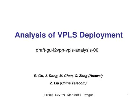 PPT Analysis Of VPLS Deployment PowerPoint Presentation Free Download ID