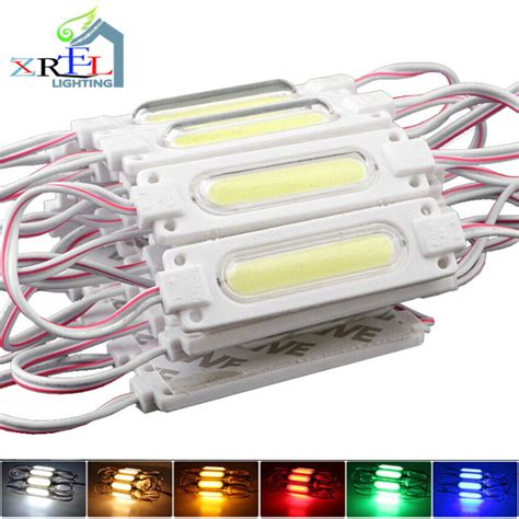 12v Led Module 20pcs 3 Leds Super Bright String Light With Lens White