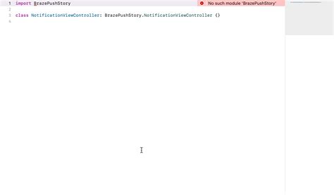 No Such Module Brazepushstory And No Such Module Brazenotificationservice · Issue 39