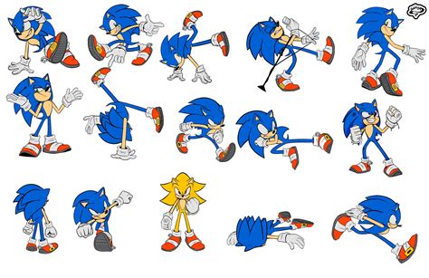 Artstation Poses Sonic The Hedgehog