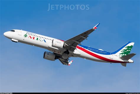 T7 Me3 Airbus A321 271nx Middle East Airlines Mea Fly Your