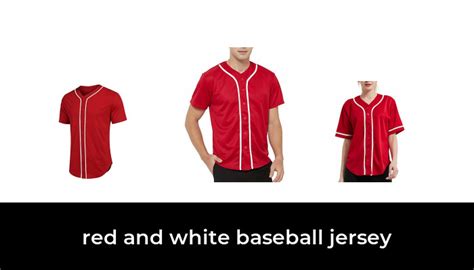 44 Best Red And White Baseball Jersey 2022 After 176 Hours Of