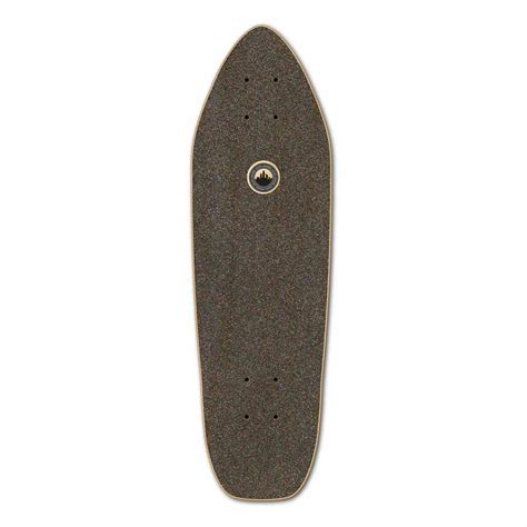 Punked Mini Cruiser Ace Of Spades Deck Black Ace Longboards Usa
