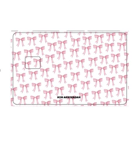 Mim Bowtiful Pinpas Sticker Voor Je Pinpas Mim Amsterdam Mim Amsterdam