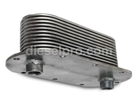Oil Cooler For Detroit Diesel 13 Plates With Nipples Dp 8547581n