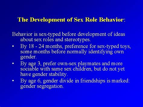 Gender Roles And Sexuality Gender Learned Socialized Differences