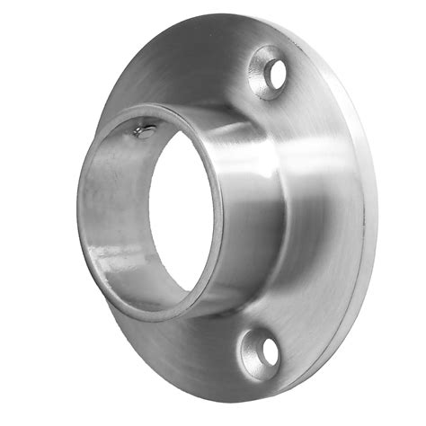 Edelstahl Flansch Wandflansch V2a Fitting Platte Wandanker Rohr Ø 42