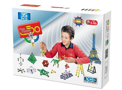 اسباب بازی فقط توی توی Toy Toy ست بازی مگنتی 35 تایی کلاسیک پلی مگنت