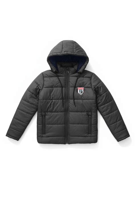 Mens Fashion 9 Detachable Hood Puffer Jacket Elo