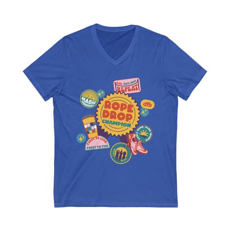 Rope Drop Champion Short Sleeve V Neck Tee Dfb Store
