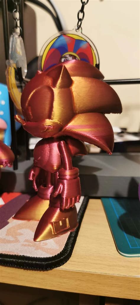 Classic Sonic Model By Chriscomix Makerworld Download Free 3d Models