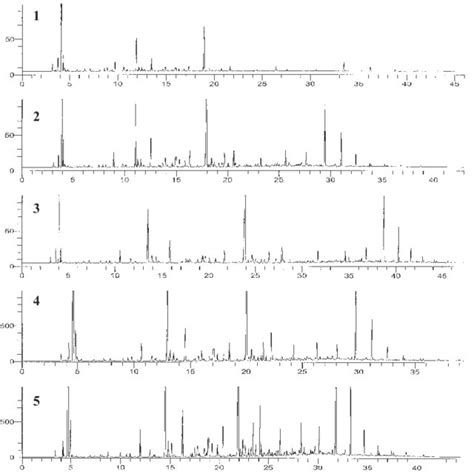 Optimisation Of Temperature Program Of Chromatographic Analysis The