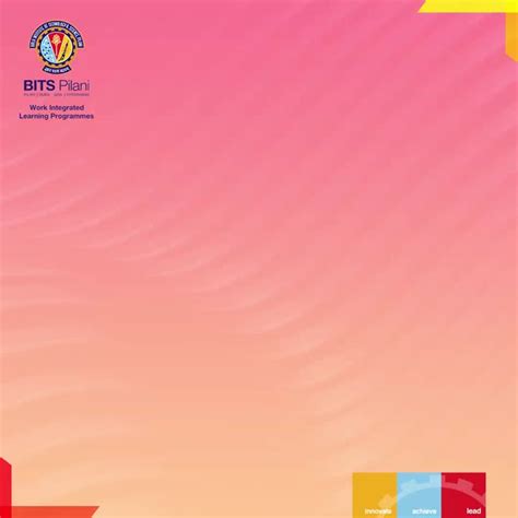 Bits Pilani Work Integrated Learning Programmes On Linkedin Wilp