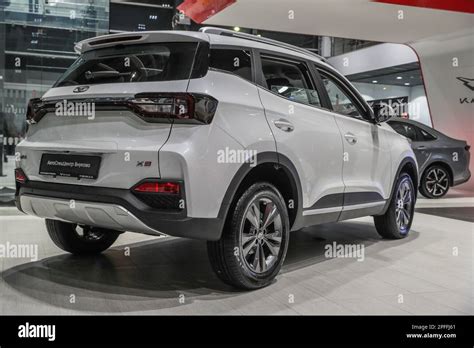 March 16 2023 Russia Moscow Kaiyi X3 Pro Crossover At The Opening