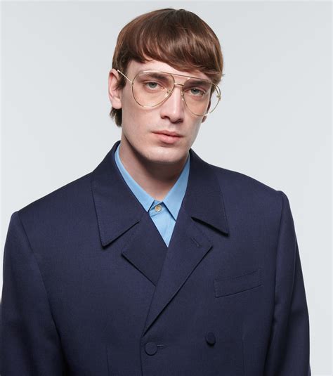 Aviator Glasses In Gold Gucci Mytheresa