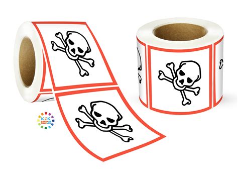 Acute Toxicity Ghs Sign Label Roll K2k Signs Australia