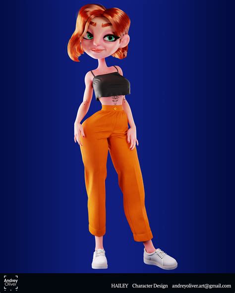 Andrey Oliver Female Character Design Hailey