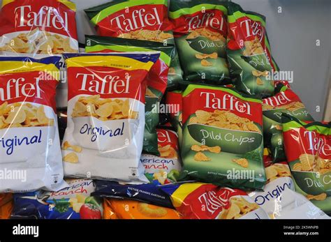 Copenhagen Denmark10 October 2022 Grocery Taffel Chips And Various