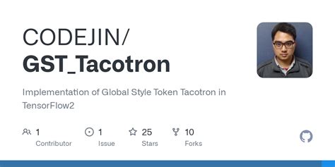 GitHub CODEJIN GST Tacotron Implementation Of Global Style Token Tacotron In TensorFlow