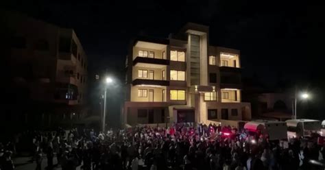 Watch Pro Palestinian Protesters Attempt To Storm Israeli Consulates