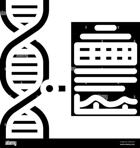 Genetic Testing Cancer Treatment Glyph Icon Vector Illustration Stock Vector Image And Art Alamy