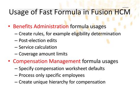 Fast Formula In Oracle Cloud Hcmpptx Databases Computer Software