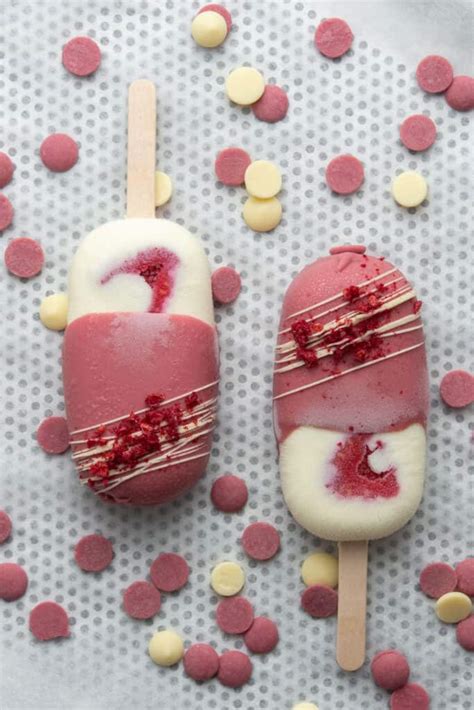 Raspberry Ruby Ice Cream Bar Spatula Desserts