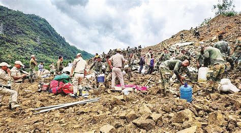 အိန္ဒိယနိုင်ငံအရှေ့မြောက်ပိုင်း မြေပြိုမှုကြောင့် သေဆုံးသူ ၁၁ ဦးအထိရ