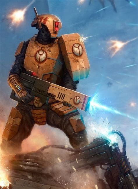 Tau Fire Warrior Wallpaper