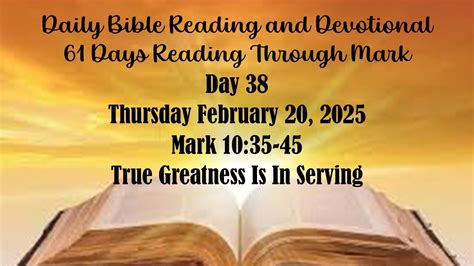 Daily Bible Reading And Devotional 61 Days Reading Throu