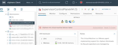 Fix Vcenter Error “vsphere Ha Virtual Machine Failover Failed”
