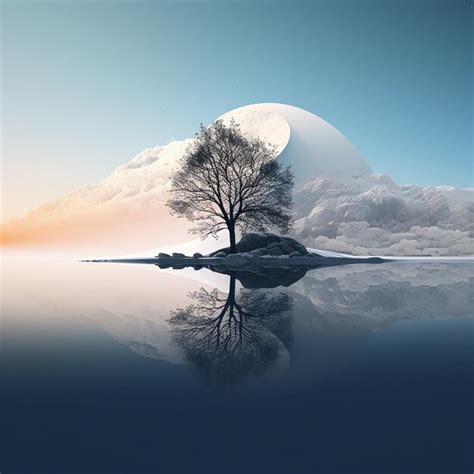 Minimalist Simple Peaceful Wallpaper Made By Ai Premium Ai Generated