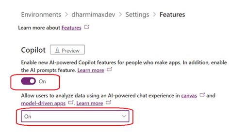 Enable Copilot Control Feature To A Canvas Apps