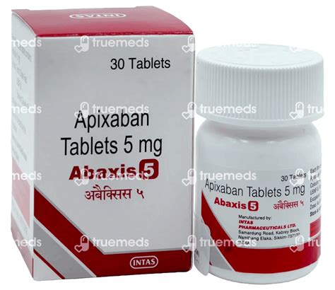 Abaxis 5 Mg Tablet 30 Uses Side Effects Dosage Price Truemeds