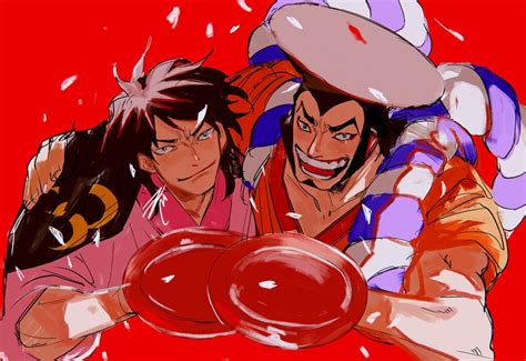 Kouzuki Momonosuke And Kouzuki Oden One Piece Drawn By Azisaiharumaki Danbooru
