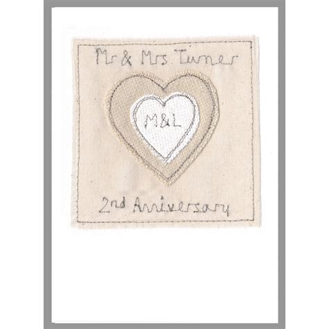 Personalised Initials Heart Wedding Or Anniversary Card By Milly And Pip Ts And Cards