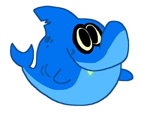 Sharkie The Ghost Shark Render By Fluffyiscool2022 On Deviantart