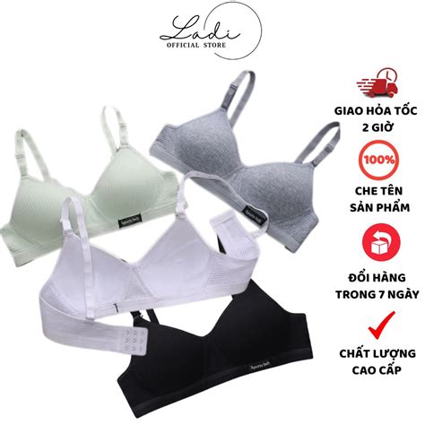 Áo Ngực Nữ Ladi Cotton Không Gọng Đệm Mỏng Cup Ngực Nhỏ Phom Ôm Mềm Mại MÃ Al52 Shopee Việt Nam
