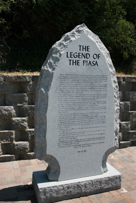 Legend Of The Piasa Bird In Alton Illinois
