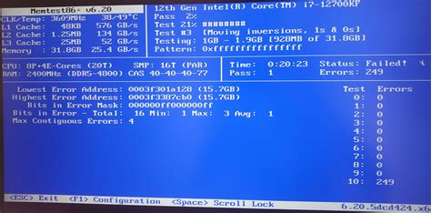 Memtest Error Rpcmasterrace