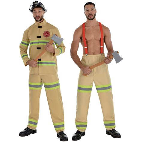 Mens Firefighter Halloween Costume Party City