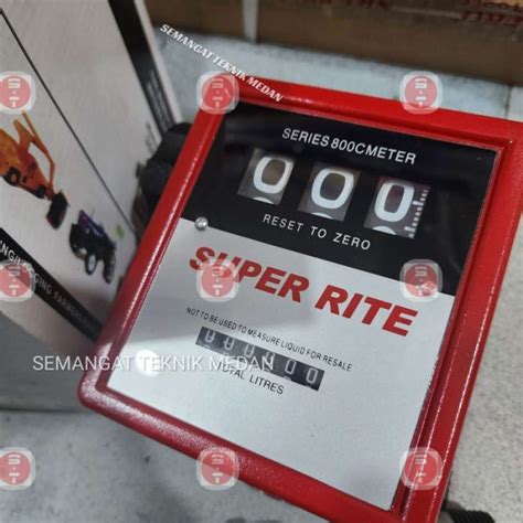 Promo Alat Ukur Minyak Flowmeter Flow Meter 3 Digit 1 1 Inch Super Rite