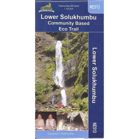 Lower Solukhumbu Community Based Eco Trail Nepa Map Ne513 Himalayan Map House