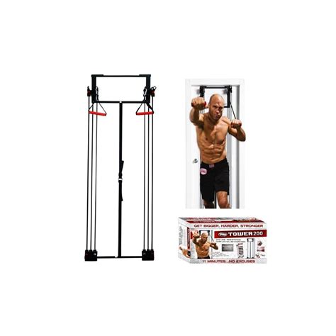Body By Jake Tower 200 Total Body Home Gym Workout System With Chart
