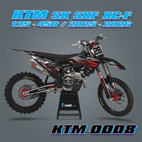 Ktm 0008 Ktm Sx Sxf Xcf 125 To 450 2025 2026 Avid Print